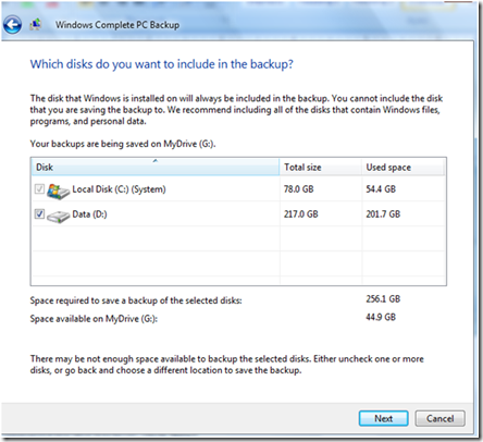 Create a Complete PC Backup and Restore in Vista